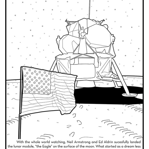 Apollo 11 Coloring and Activity Book
