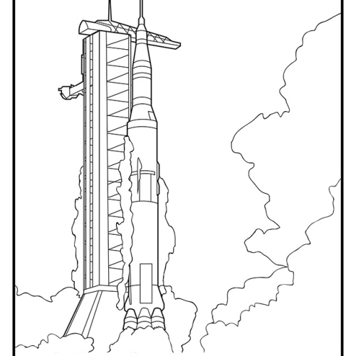 Apollo 11 Coloring and Activity Book