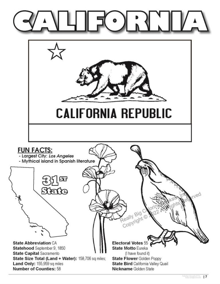California State Coloring Book - Imprint Coloring Books