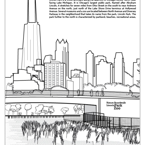 Coloring in Chicago Coloring and Activity Book