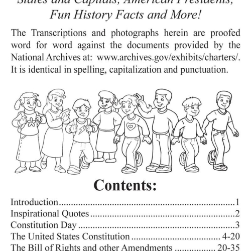The U.S. Constitution Pocket Guide - Imprint Coloring Books