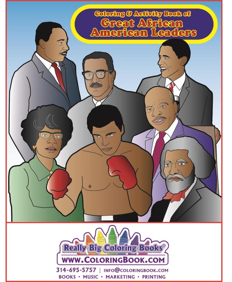 African American Leaders 2 Imprintable Coloring and Activity Book ...