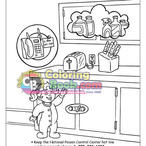 Safety Child Imprintable Coloring and Activity Book - Imprint Coloring ...