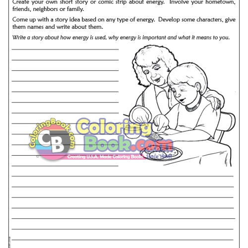 Energy Saving Tips Imprintable Coloring and Activity Book