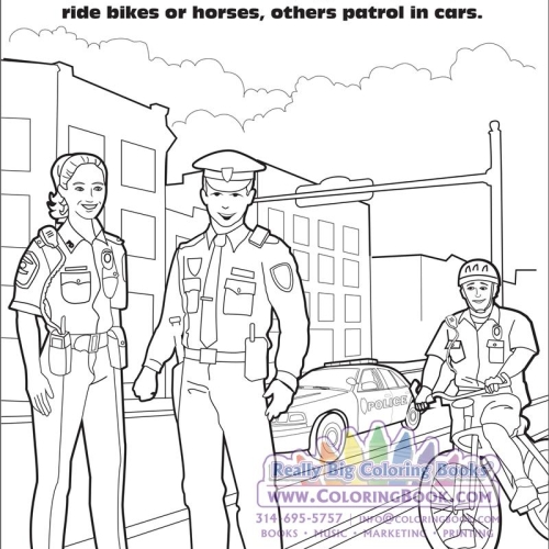 First Responders Imprintable Coloring and Activity Book
