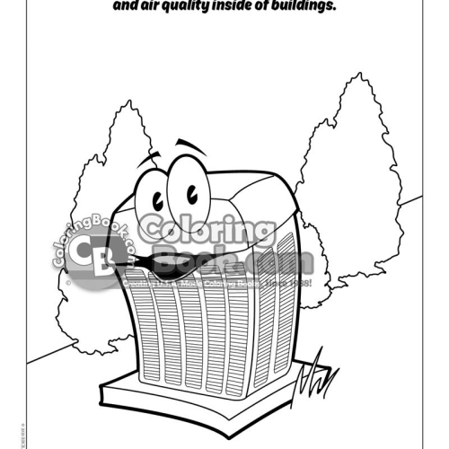 HVAC Imprintable Coloring and Activity Book - Imprint Coloring Books