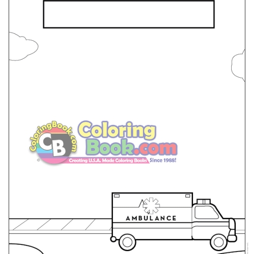 Hospital Imprintable Coloring and Activity Book - Imprint Coloring Books