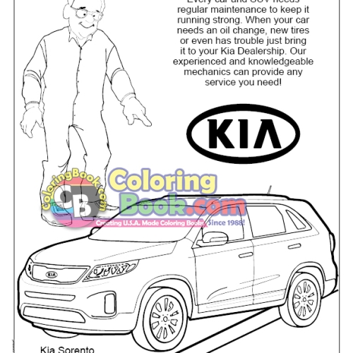Kia Imprintable Coloring And Activity Book Imprint Coloring Books 