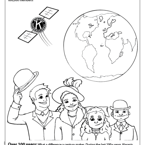 Kiwanis Imprintable Coloring and Activity Book - Imprint Coloring Books