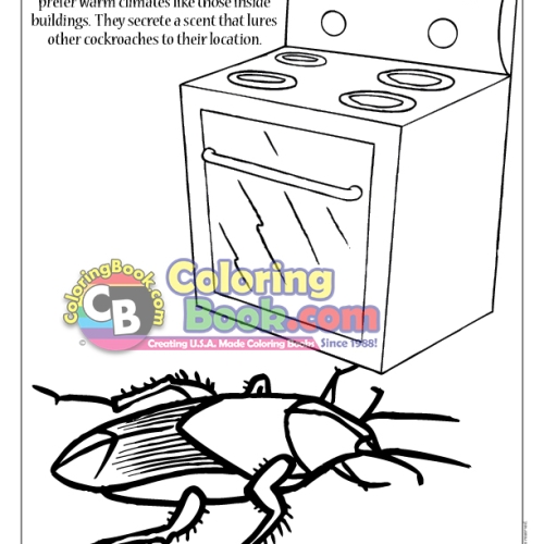 Pest Control Imprintable Coloring and Activity Book - Imprint Coloring ...
