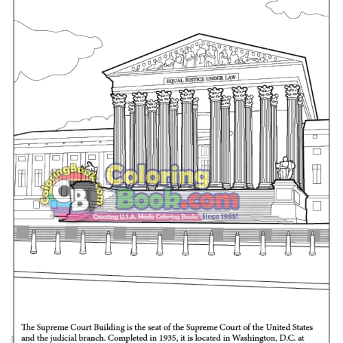 Washington DC Imprintable Coloring and Activity Book - Imprint Coloring ...