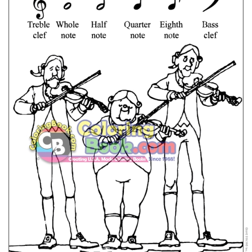 Music Imprintable Coloring and Activity Book - Imprint Coloring Books